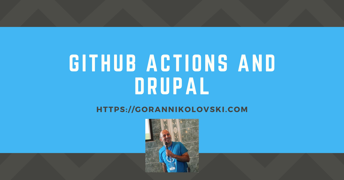 Github Actions And Drupal