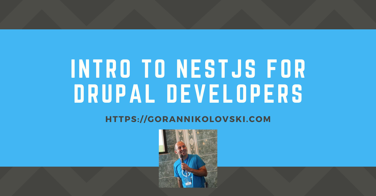Intro to NestJS for Drupal developers